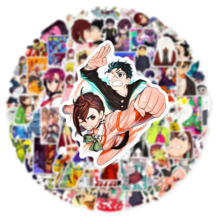 50pcs DAN DA DAN Anime Ayase Momo Stickers Cool Classic Manga Sticker ...