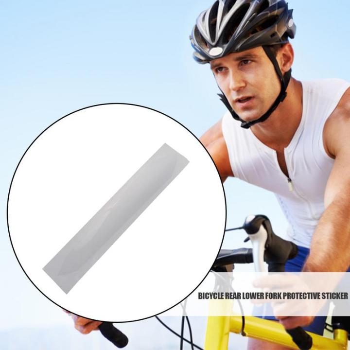 Bike Chainstay Protector Clear Chainstay Frame Guard Adhesive Protectors Film Cover Chain Stay ...
