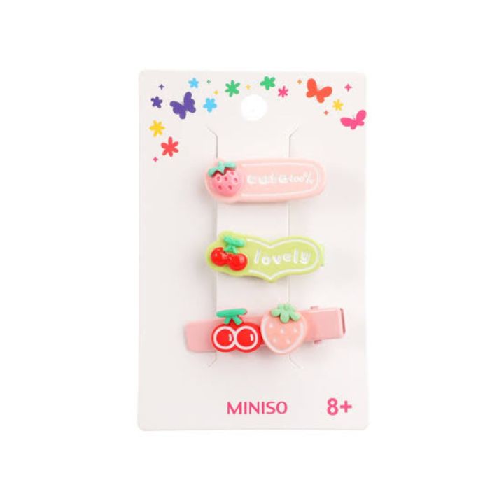 5pcs cute korean fruit cracter hair pin for girls/cute mini hair pin ...