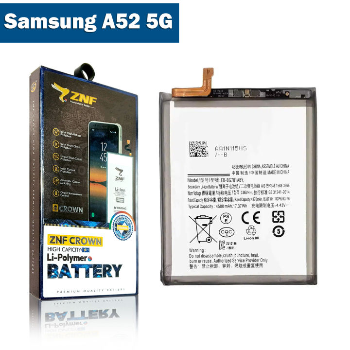 Samsung A52 5G Battery Replacement ZNF Original High Capacity 5000mAh ...