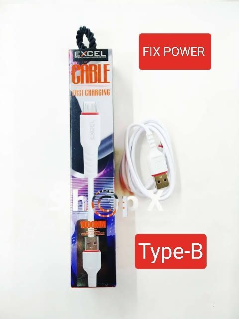 Excel Fast Charging Data Cable - 2A For micro usb(Type-B) From Fix ...