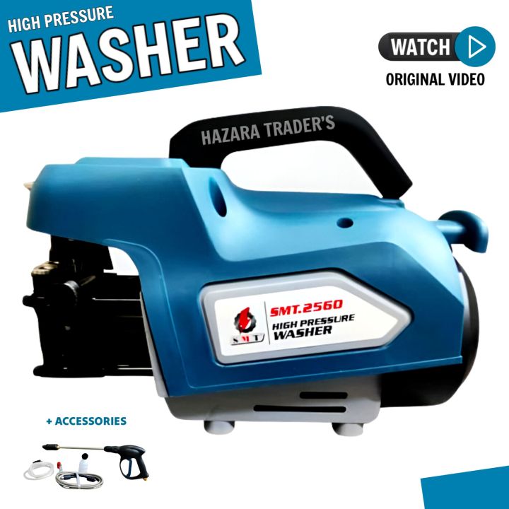 High Pressure Washer 1500W.[ Modle SMT-2560 ] Ultra Powerful 100 Bar ...