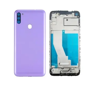 Samsung galaxy M11 body back plate with frame ( power & volume) bottons ...