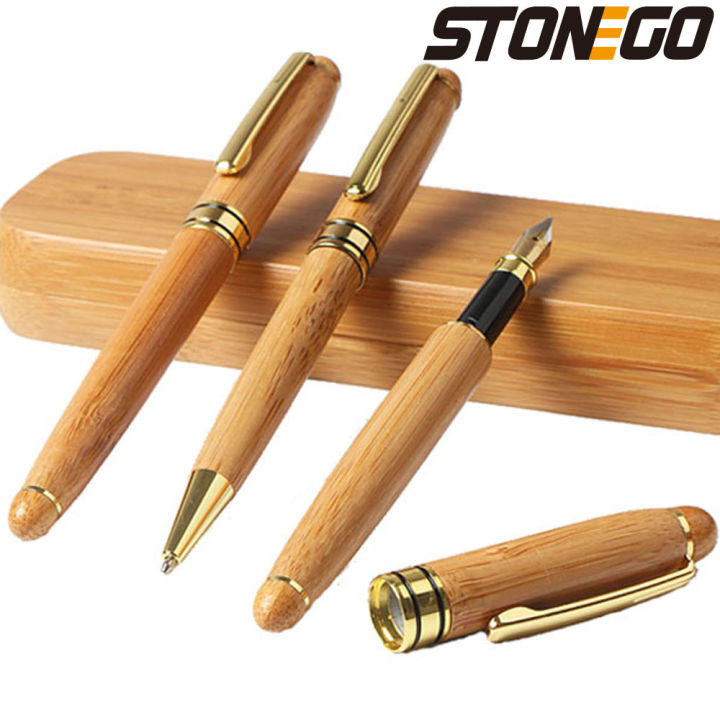 STONEGO Classics Luxury Wooden Fountain Pen/Signature Pen Ink 0.5mm for ...