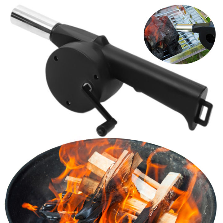 Hand Cranked Blower Manual Barbecue Fan Charcoal Coal Starter Fan ...