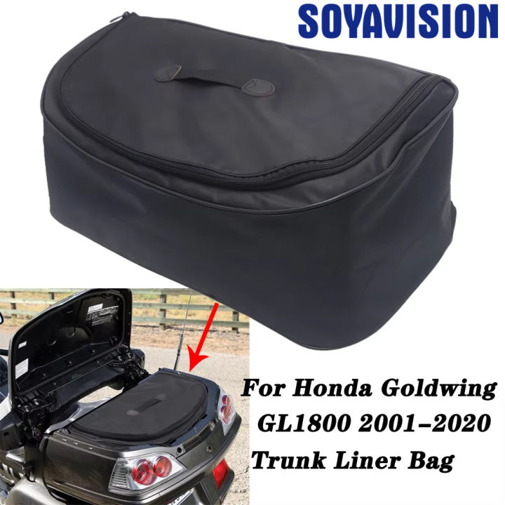 Black Motorcycle Top Box Case Inner Bag Trunk Liner Bag Storage Luggage ...