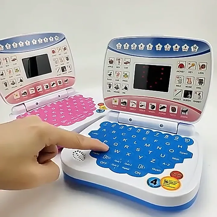 Mini Educational Laptop Toy for Kids | Battery Operated Learning Laptop ...