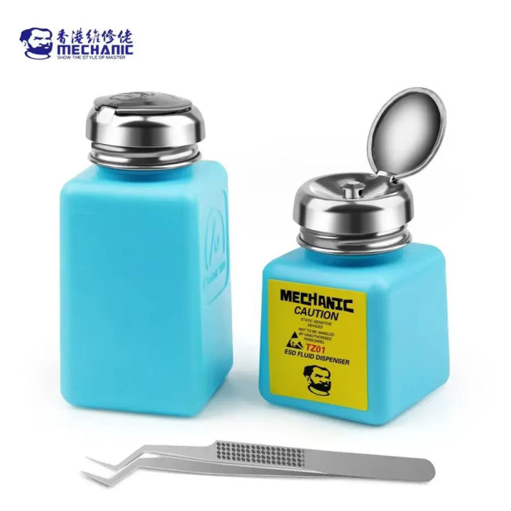 MECHANIC TZ01 ESD Push-type Dispensing Alcohol Bottle for Repairing ...