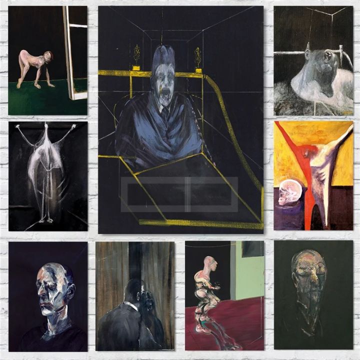 Francis Bacon Painting Weird Characters Head Series Study For Portrait ...