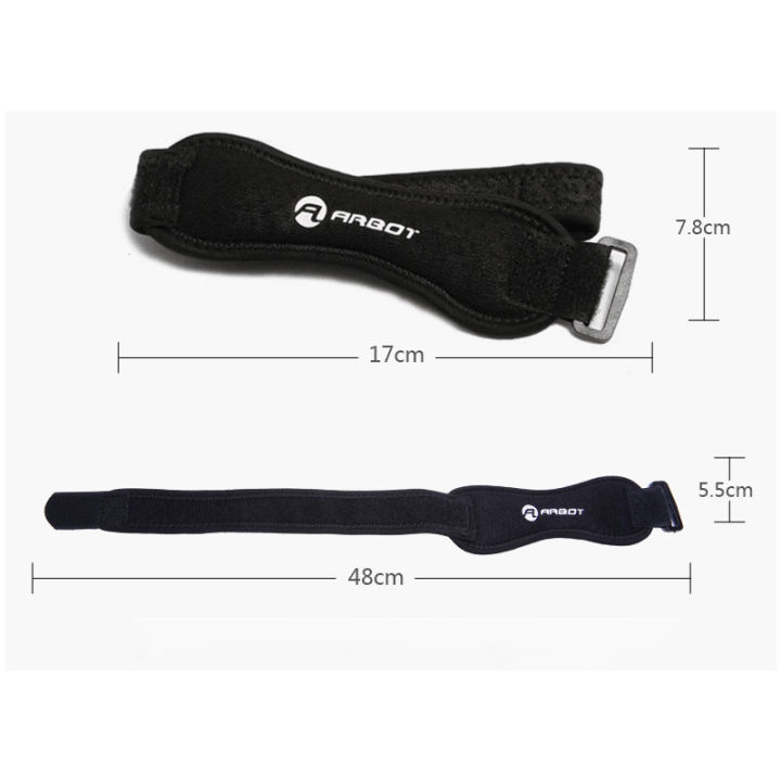 1 Piece Knee Patellar Tendon Knee Support Strape Brace Adjustable Shock ...