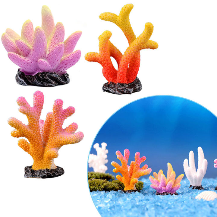Artificial Coral Fish Tank Decoration Emulates Starfish Resin Reef ...
