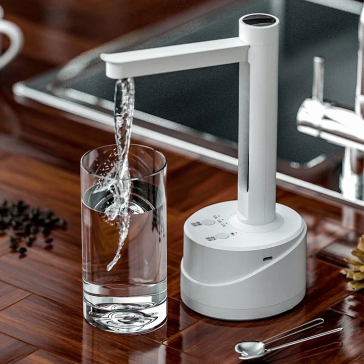 Smart Automatic Water Dispenser USB Rechargeable Water Bottle Pump ...