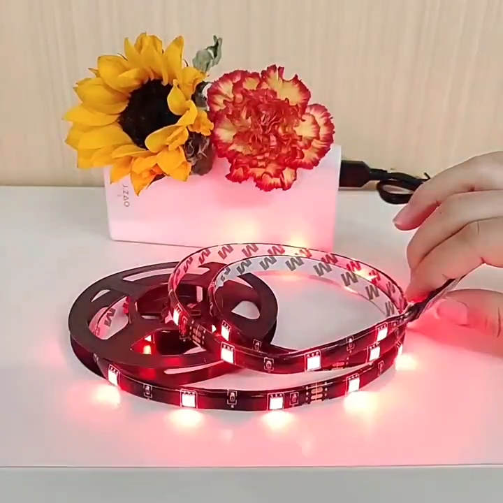 LED Strip Light 97.54cm Multicolor RGB SMD5050 Color Changing LED Strip ...