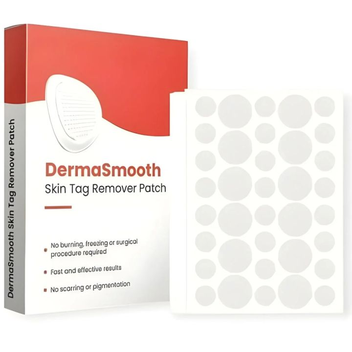 DermaSmooth Skin Tag Remover Patch (72 Patches) | Fast, Safe & Painless ...