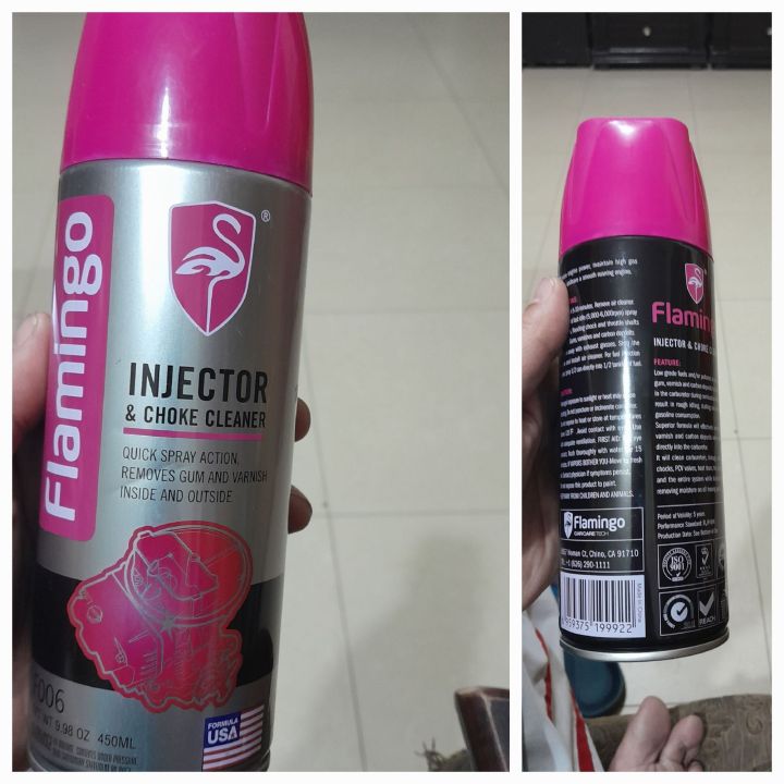 carburetor cleaner injector cleaner spray flamingo 450ml | Daraz.pk