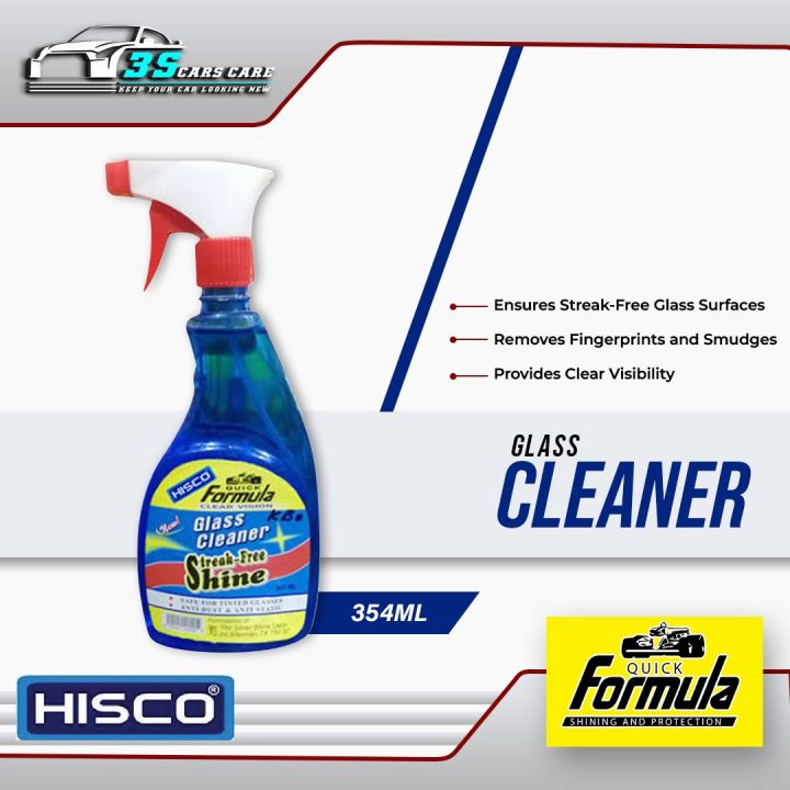 FORMULA Clear Vision Glass Cleaner Streak Free Shine 500ML HISCO | Daraz.pk