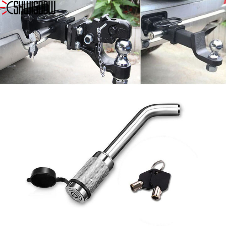 TOW bar tongue hitch pin lock locks removable trailer ball mount 5/8 ...