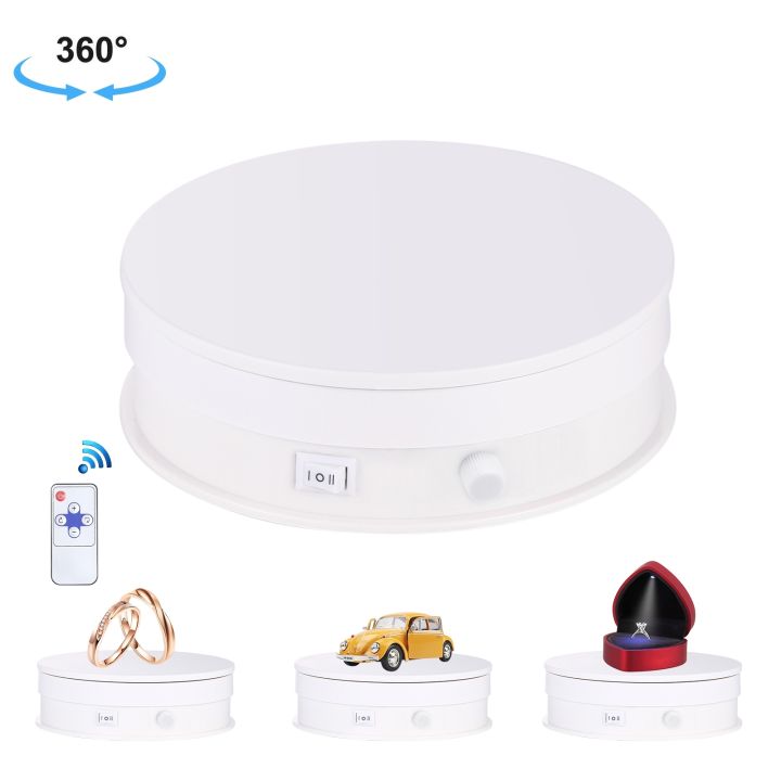 PULUZ 15cm Adjusting Speed Rotating Turntable Display Stand Photography ...