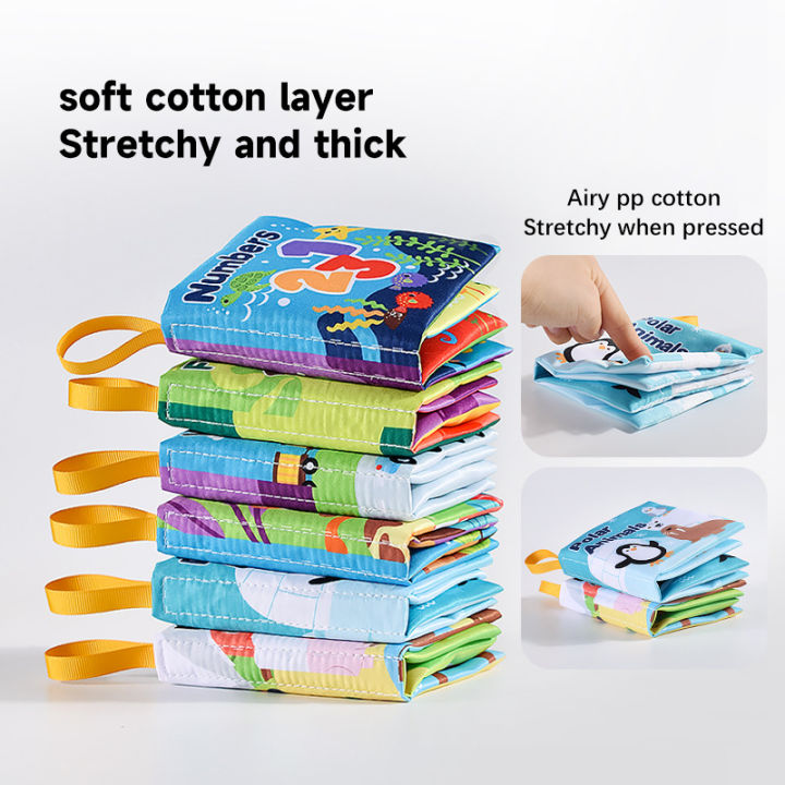 Baby Enlightenment Cloth Books Educational Toys Baby Intelligence ...