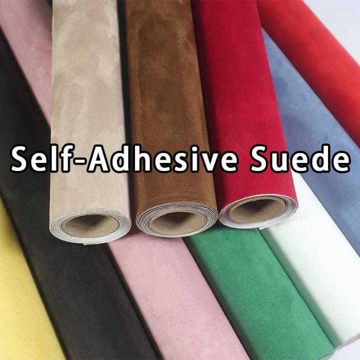 30x140cm Self Adhesive Velvet Fabric Wrap Roll Car Interior ...
