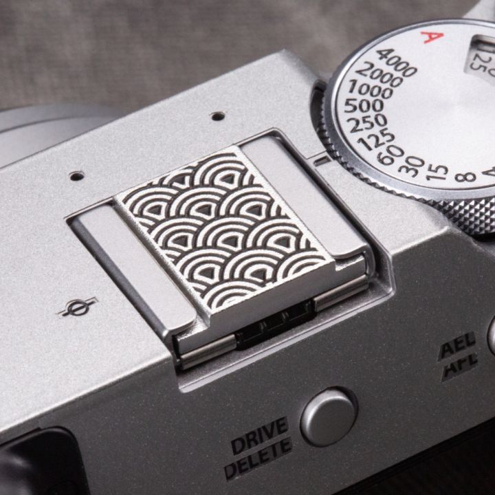 Waves Camera Metal Hot Shoe Cover Protective Cap For Fuji X100V X100VI ...