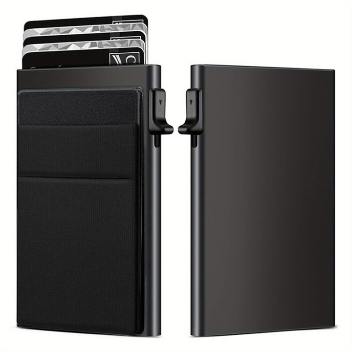 Rfid Smart Credit Card Holder Wallet Metal Thin Slim Men Women Wallets ...
