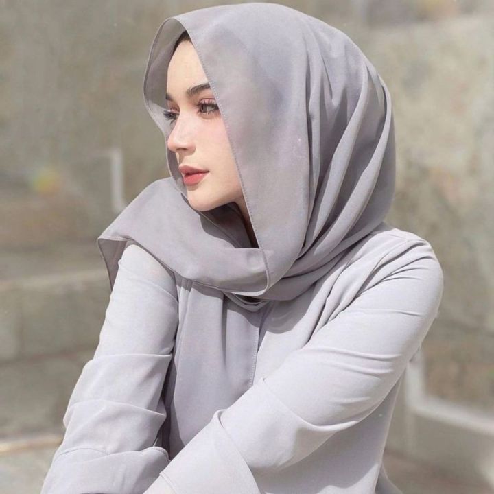 Luxury Chiffon Georgette High-quality fabric, | Hijab Scarf | Hijab For ...