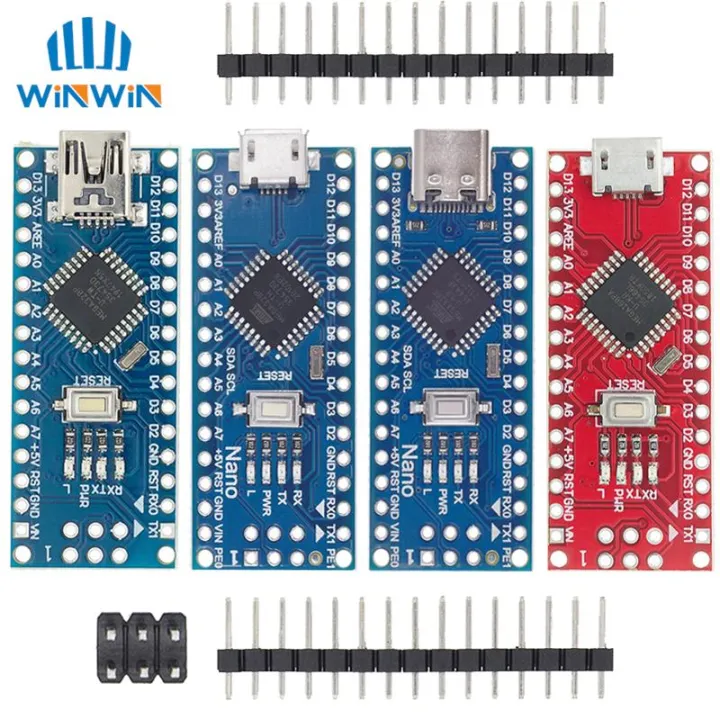AITEWIN Promotion For arduino Nano 3.0 Atmega328 Controller Compatible ...
