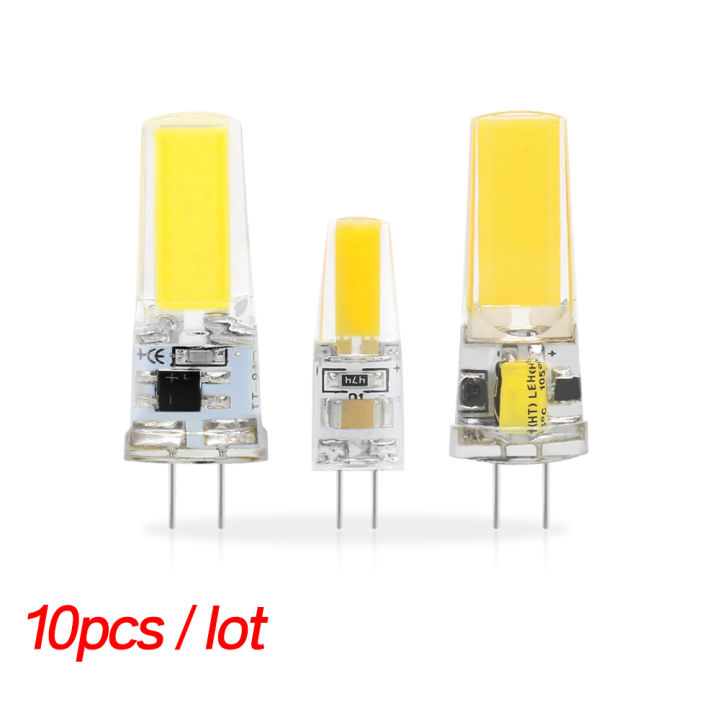 10pcs Mini COB LED Lamp AC/DC 12V 220V G4 G9 E14 Lampada LED Spotlight ...