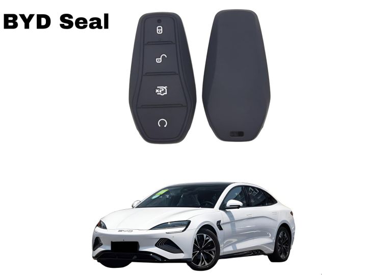 BYD Seal Silicon Key Cover - Rubber Key Cover For BYD Seal - Protection ...