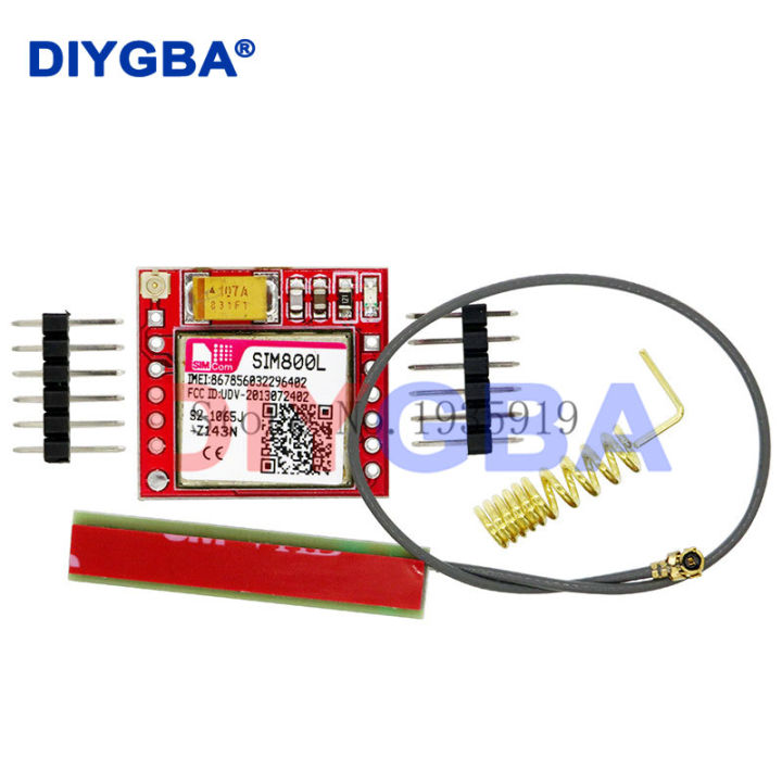 Mini Smallest SIM800L GPRS GSM Module MicroSIM Card Core Wireless Board ...