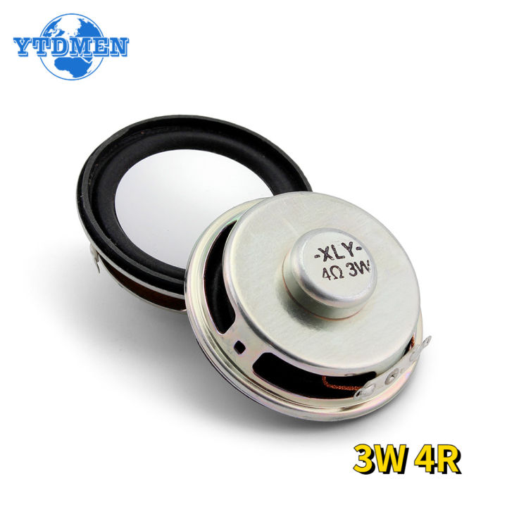 2PCS 3W 4R Mini Speaker Horn Diameter 4CM Amplifier Rubber Gasket Loudspeaker Trumpet 3 W 4 Ohm ...