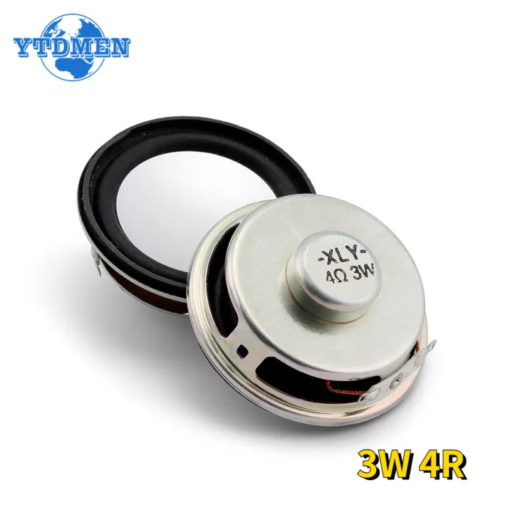 2PCS 3W 4R Mini Speaker Horn Diameter 4CM Amplifier Rubber Gasket Loudspeaker Trumpet 3 W 4 Ohm ...