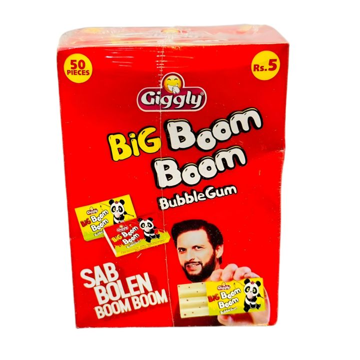 Big Boom Boom Bubble Gum Pack of 50 PC's | Daraz.pk