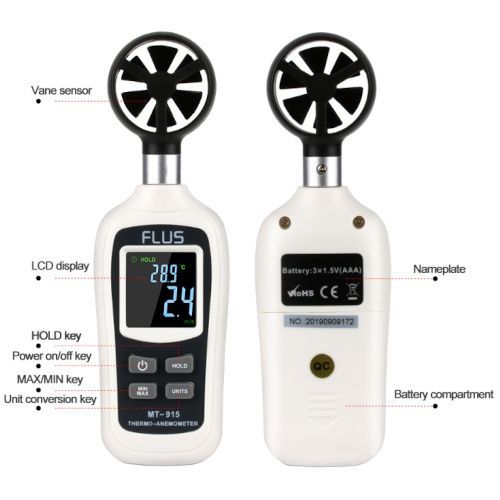 Digital Thermo-Anemometer Flus MT-915 | Daraz.com.bd