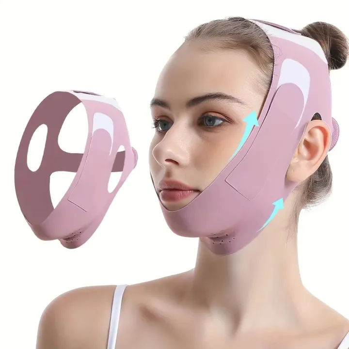 Women Face Slimming Bandage V Line Face Shaper Chin Cheek Lift Up Belt ...