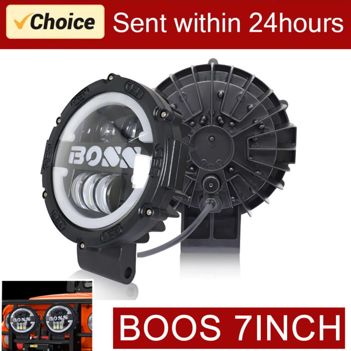 Factory Price 7inch BOSS Worklight Lamp Field Led Flood Work Light DRL ...