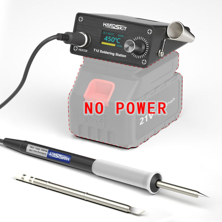 T12 Soldering Station LCD Digital Temp Adjust Soldering Iron Equipment ...