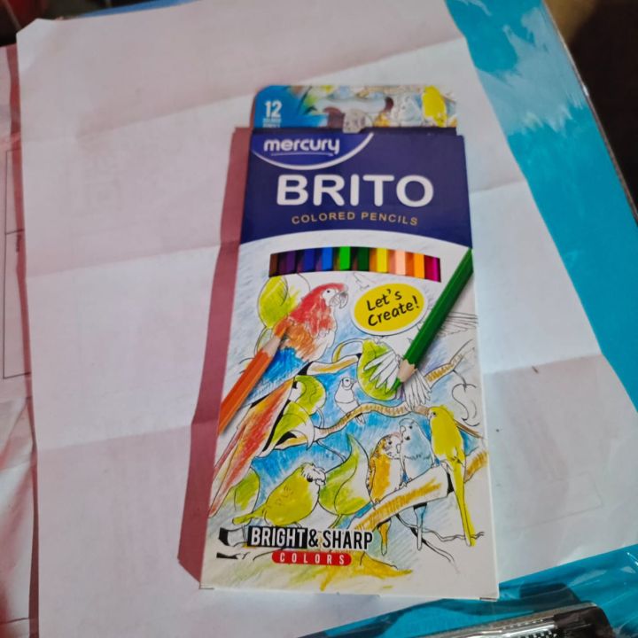 Mercury Brito full Color Pencil (Pack of 12 pieces) | Daraz.pk