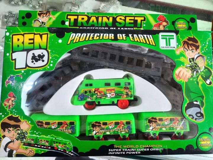 Ben Ten 10 Mini Express Train Set-Exclusive Train CarToy for kids খেলনা ...