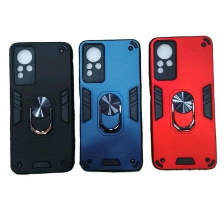 Infinix Note 11 Anti-Shock Luxury Armor With Car Ring Holder For ...