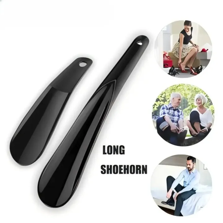 2Pcs Plastic Shoe Horn Professional Flexible Travel Use Shoe Lifter ...
