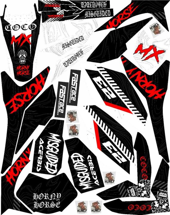 Crossfire RM250 Sticker Graphic | Daraz.com.np