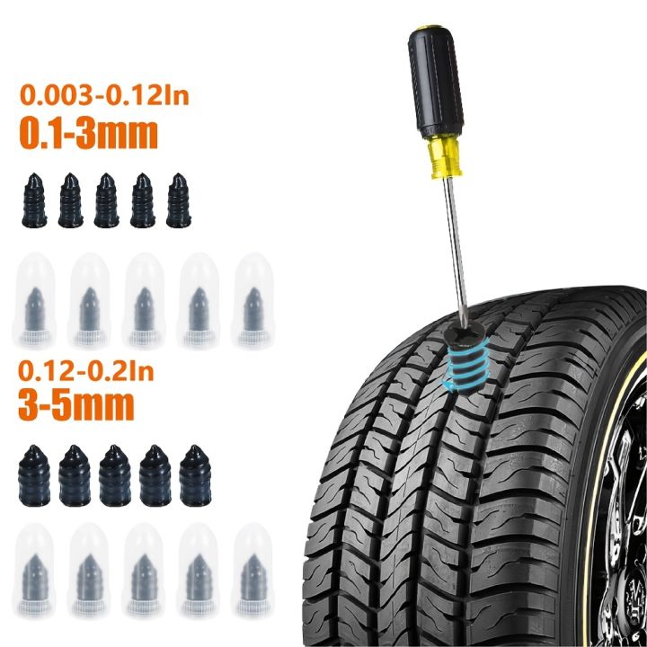 Multi functional 10 piece emergency tire repair kit quick DIY ...