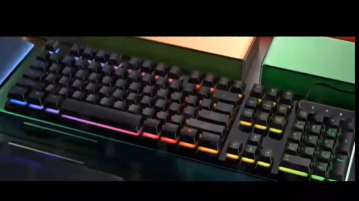 RGB Gaming Keyboard for PC & Laptop | Mechanical Feel Keys with Anti ...