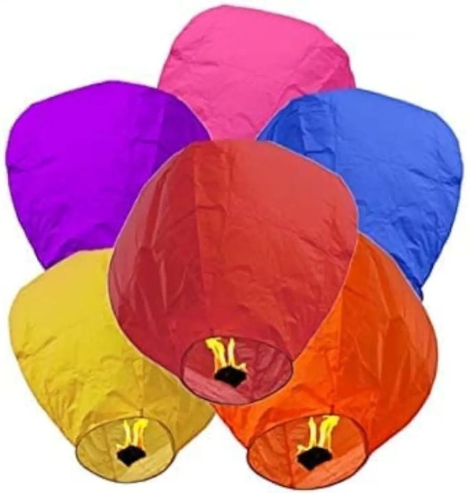 exclusive fanush sky lantern 10 pis | Daraz.com.bd