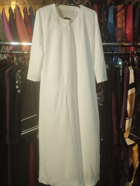 New degin Muslim women white collor borka | Daraz.com.bd
