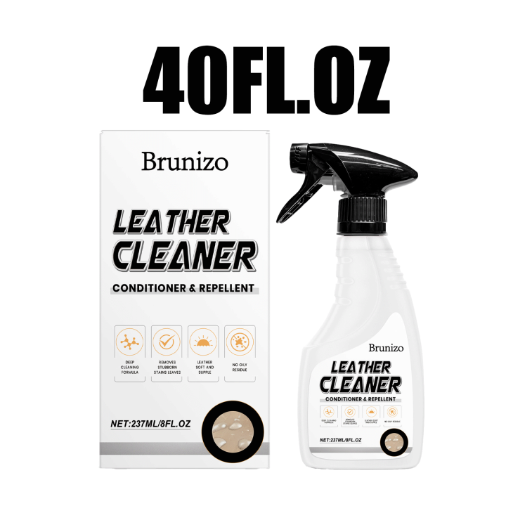 Leather Cleaner Conditioner Spray Gentle Formula Deep Cleaning Oil ...