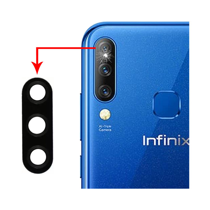 Infinix S4 Rear Camera Glass Lens Replacement - Scratch Resistant ...