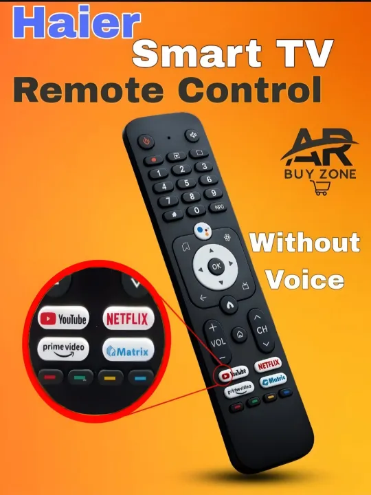Haier Remote Control Original - Haier Remote for LCD & LED TV - Haier ...